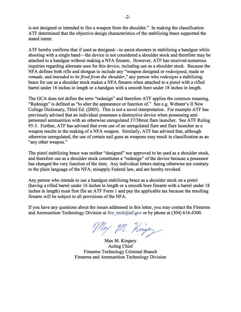 Brace Yourself: More ATF Opinions | Breach Bang Clear