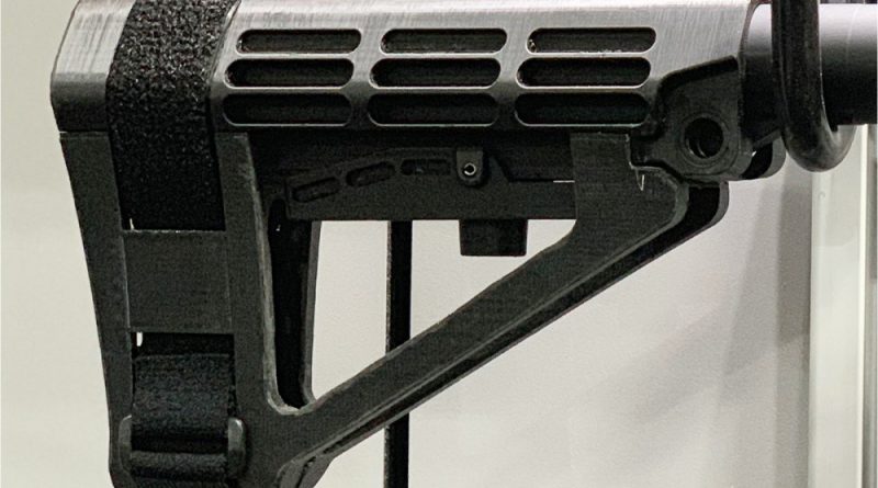 SBA4 Brace: 5-position adjustable stabilizing pistol brace