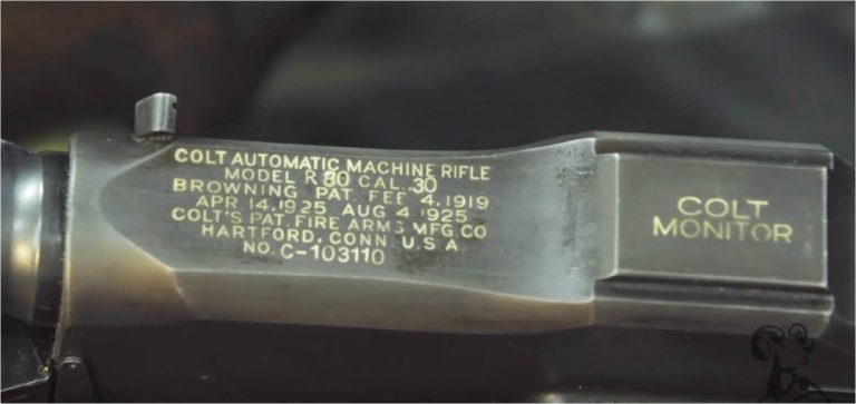 Browning Automatic Rifle R80 Colt Monitor Machine Rifle
