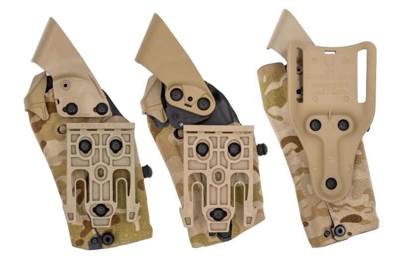 Safariland Red Dot Sight Holsters in Multicam Arid