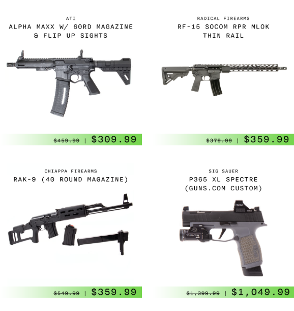 Black Friday Gun Deals and Tactical Gear Sales 2025